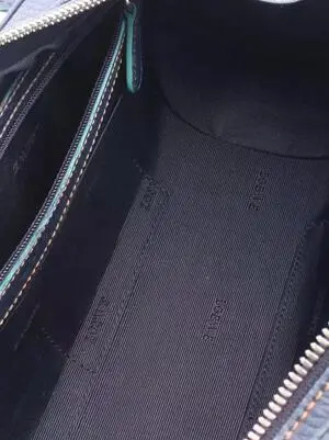 Loewe 2000s Buckled Leather Handbag