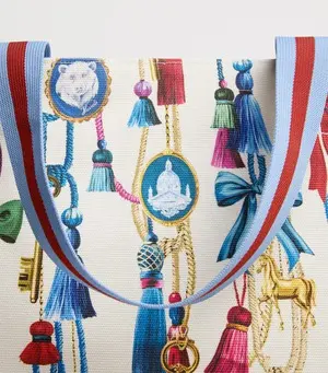 Harrods Large Tassel Tote Bag