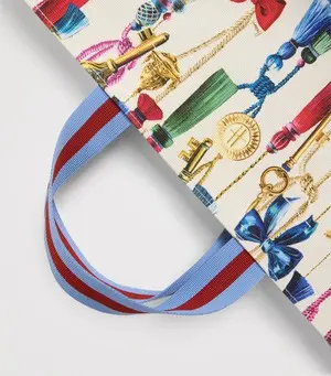 Harrods Small Tassel Tote Bag