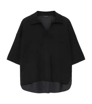 ALLSAINTS Wool Bern Polo Shirt - Black