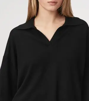 ALLSAINTS Wool Bern Polo Shirt