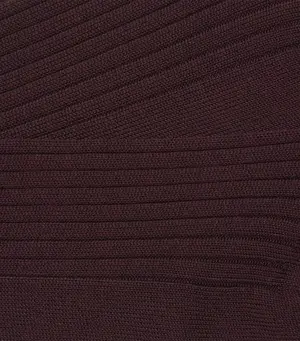 DORE DORE Mercerised Cotton Ribbed Socks