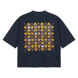 ACHILLES AND THE TORTOISE Pattern Tee Stone