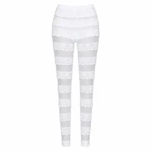 HARMONIA NY Seraph Harmonia X Kikiriki Lace Leggings - White