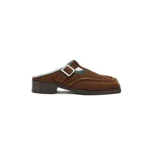 PREV Blue / Brown Lou Mahogany Clog Slipper - Blue/brown