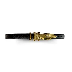 INDIGOLUSH Gilded Lure Hand Buckle Belt