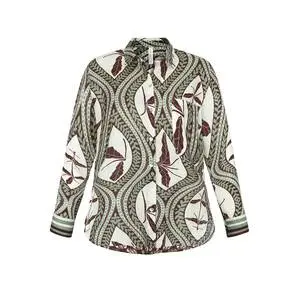 AGUACLARA Bedouine Printed Linen Shirt