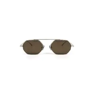 COSSINO Magari Hexagon Sunglasses - Brown