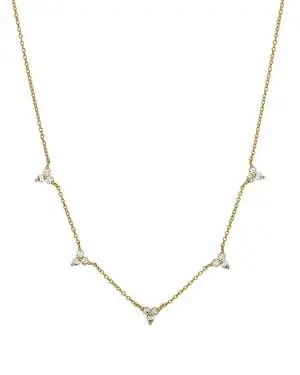 CRYSTALS AND CO Gold & Crystal Trilogy Choker