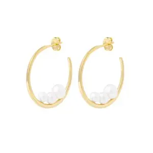 CHIARA TEDESCHI JEWELLERY Mini Hoop Earrings - Yellow