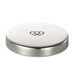 THE UNIVERSAL SOUL COMPANY Luxury Engraved Mini Candle Lid - Silver