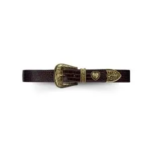 INDIGOLUSH Western Love Black Cherry & Gold Belt