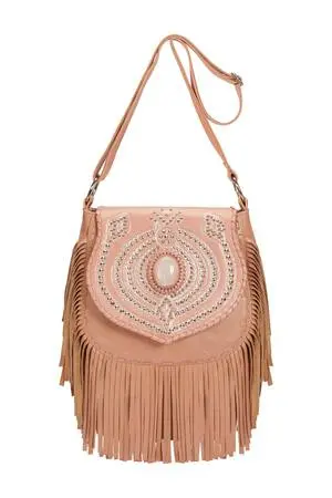 JODI LEE Marrakesh Bag Nude Silver - Pink
