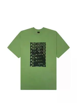 PLEASURES Immolate Logo-print T-shirt