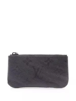 LOUIS VUITTON Midnight Monogram Coin Purse - Black