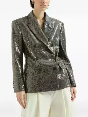 Brunello Cucinelli Double-breasted Sequined Blazer