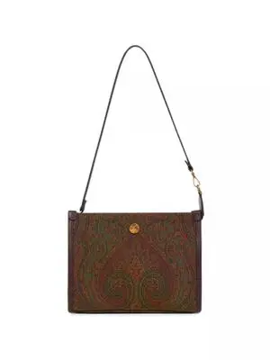 Etro Paisley Jacquard Pouch - Green