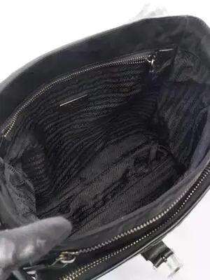 Prada 2000s Tessuto Buckle Shoulder Bag