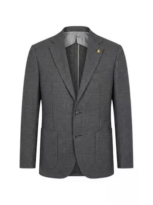 LATORRE Houndstooth-pattern Single-breasted Blazer