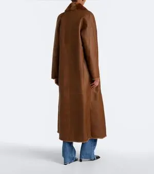 YVES SALOMON Reversible Shearling And Leather Wrap Coat