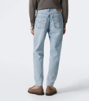 Brunello Cucinelli Distressed Straight Jeans