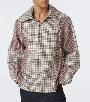 Dries Van Noten Checked Cotton Shirt