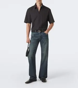 Gucci Gg Cotton Poplin Shirt