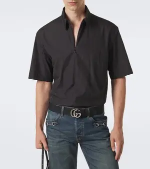 Gucci Gg Cotton Poplin Shirt