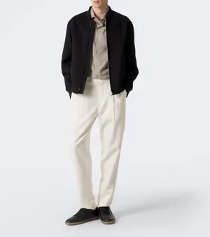 Zegna Cotton And Cashmere Shirt