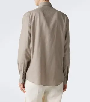 Zegna Cotton And Cashmere Shirt