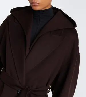 Sportmax Belted Virgin Wool Coat
