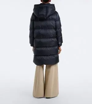 Max Mara The Cube Hooded Quilted Down Coat