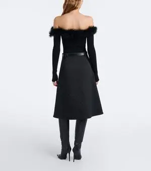 Gucci Gg Midi Skirt