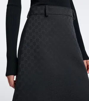Gucci Gg Midi Skirt