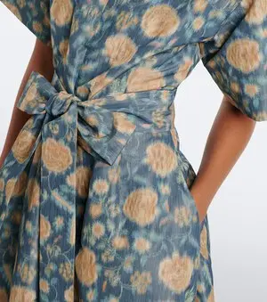 MARKARIAN Margaretta Belted Floral Gown