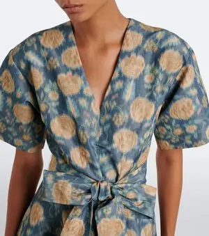 MARKARIAN Margaretta Belted Floral Gown