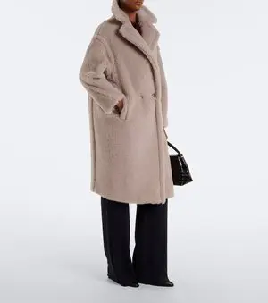 Max Mara Alpaca, Wool, And Silk Teddy Coat