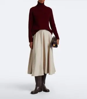 Max Mara Wool Midi Skirt