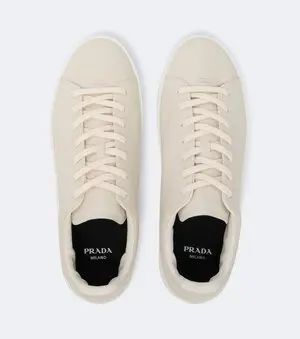 Prada Court Leather Sneakers