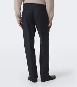 Agnona Wool Straight Pants