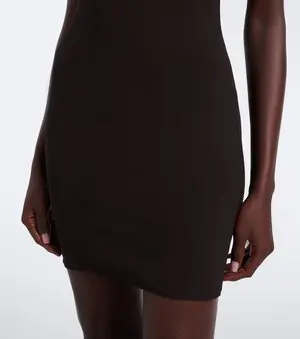 Gucci Horsebit Crepe Jersey Mini Dress