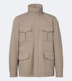 Agnona Technical Field Jacket - Grey