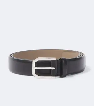 Brioni Leather Belt - Black