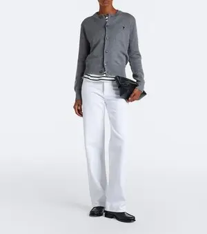 AMI Paris Merino Wool Cardigan