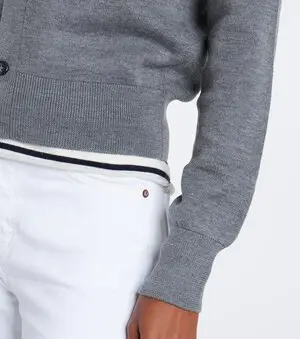 AMI Paris Merino Wool Cardigan
