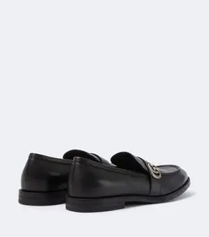Gucci Double G Leather Loafers