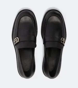 Gucci Double G Leather Loafers