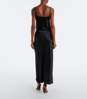JOSEPH Isaak Silk Satin Maxi Skirt
