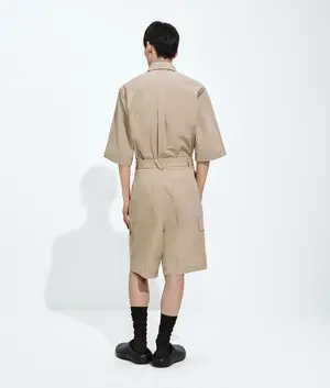 Bottega Veneta Cotton Twill Cargo Shorts