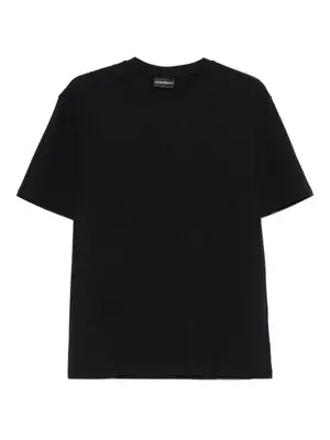 Emporio Armani Logo Cotton T-shirt - Blue